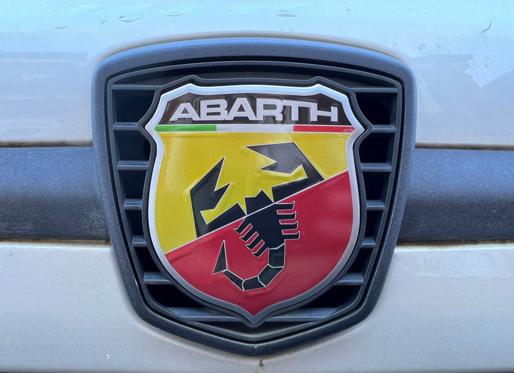 Original style Abarth Badge overlays – Abarth Decals