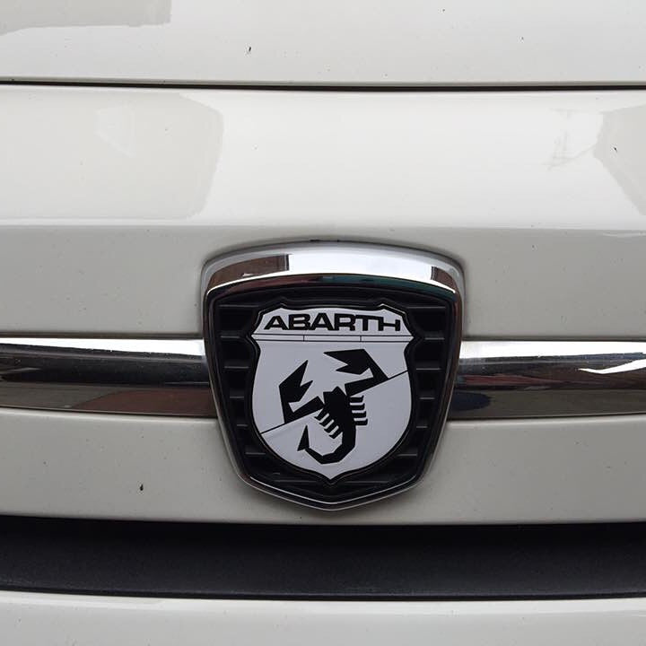 500/595 Badge decals front and back Standard – Abarth Decals