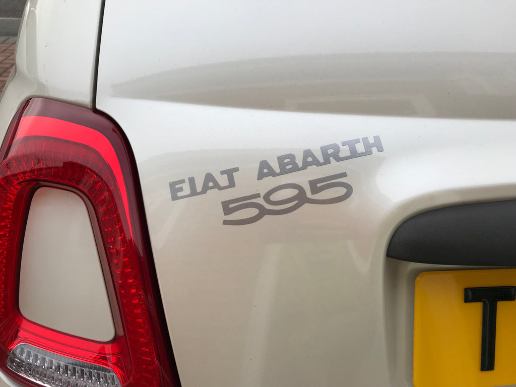 Abarth Anniversary Edition style Fiat Abarth 595 decal – Abarth Decals